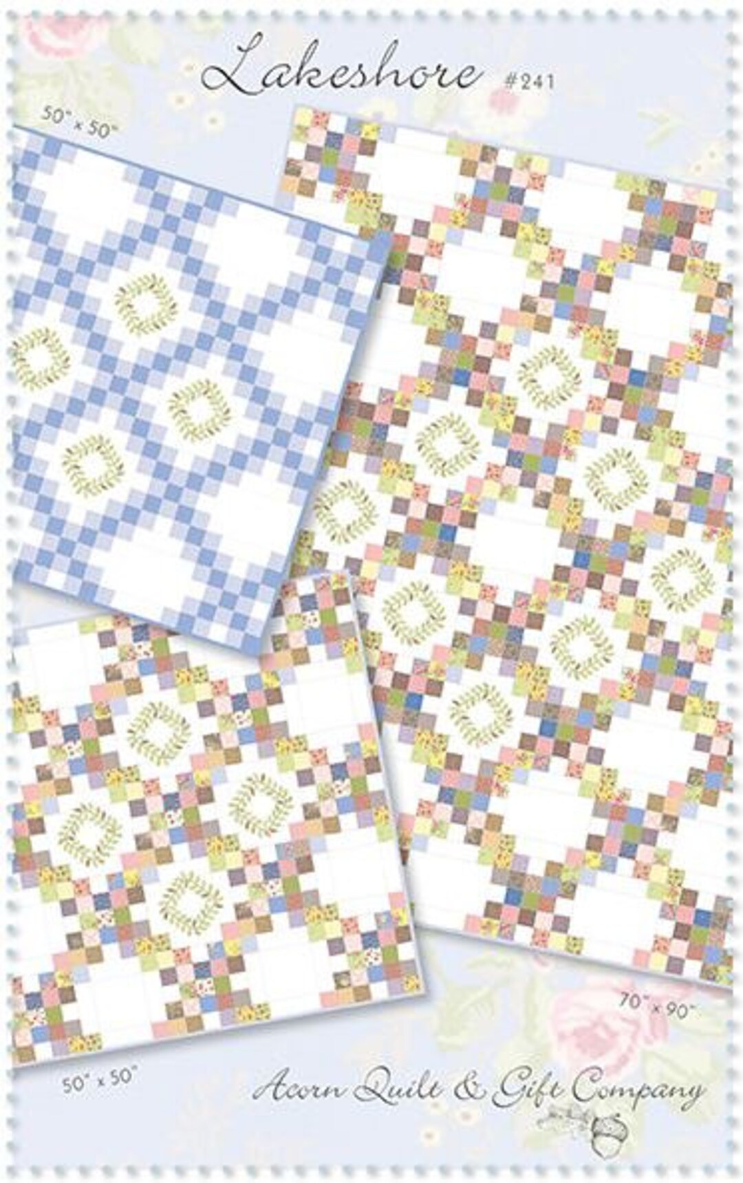 Lakeshore Quilt Pattern by Acorn Quilt & Gift Company Featuring ...