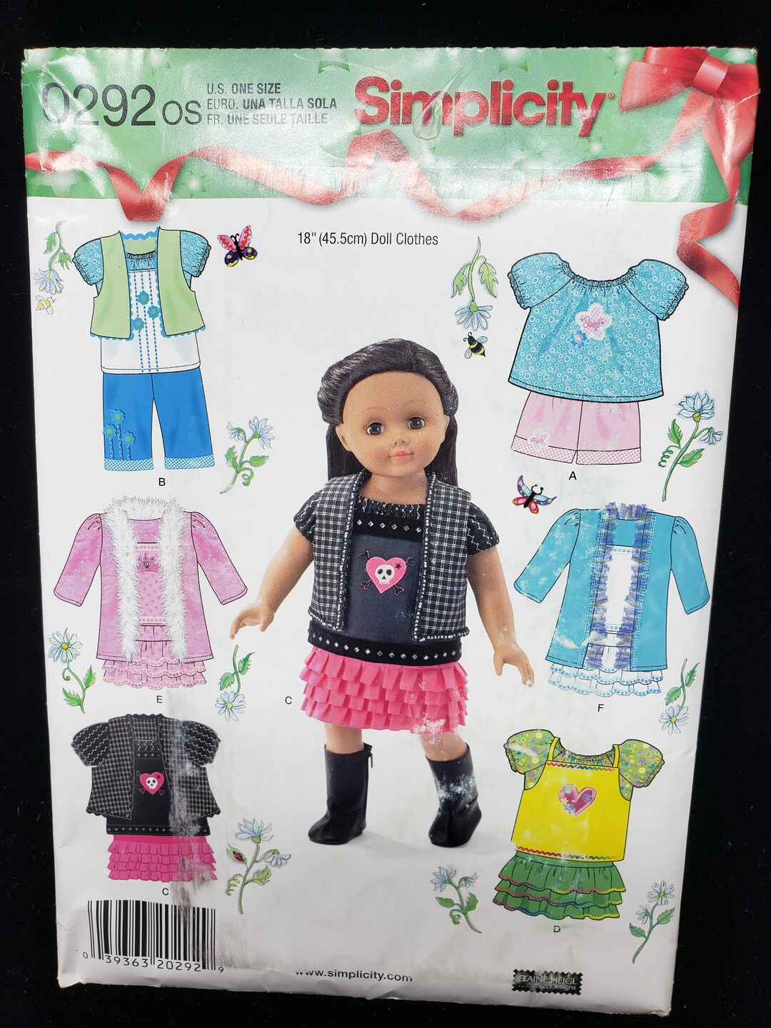 New Simplicity 18 Doll Clothes Sewing Pattern. - Etsy