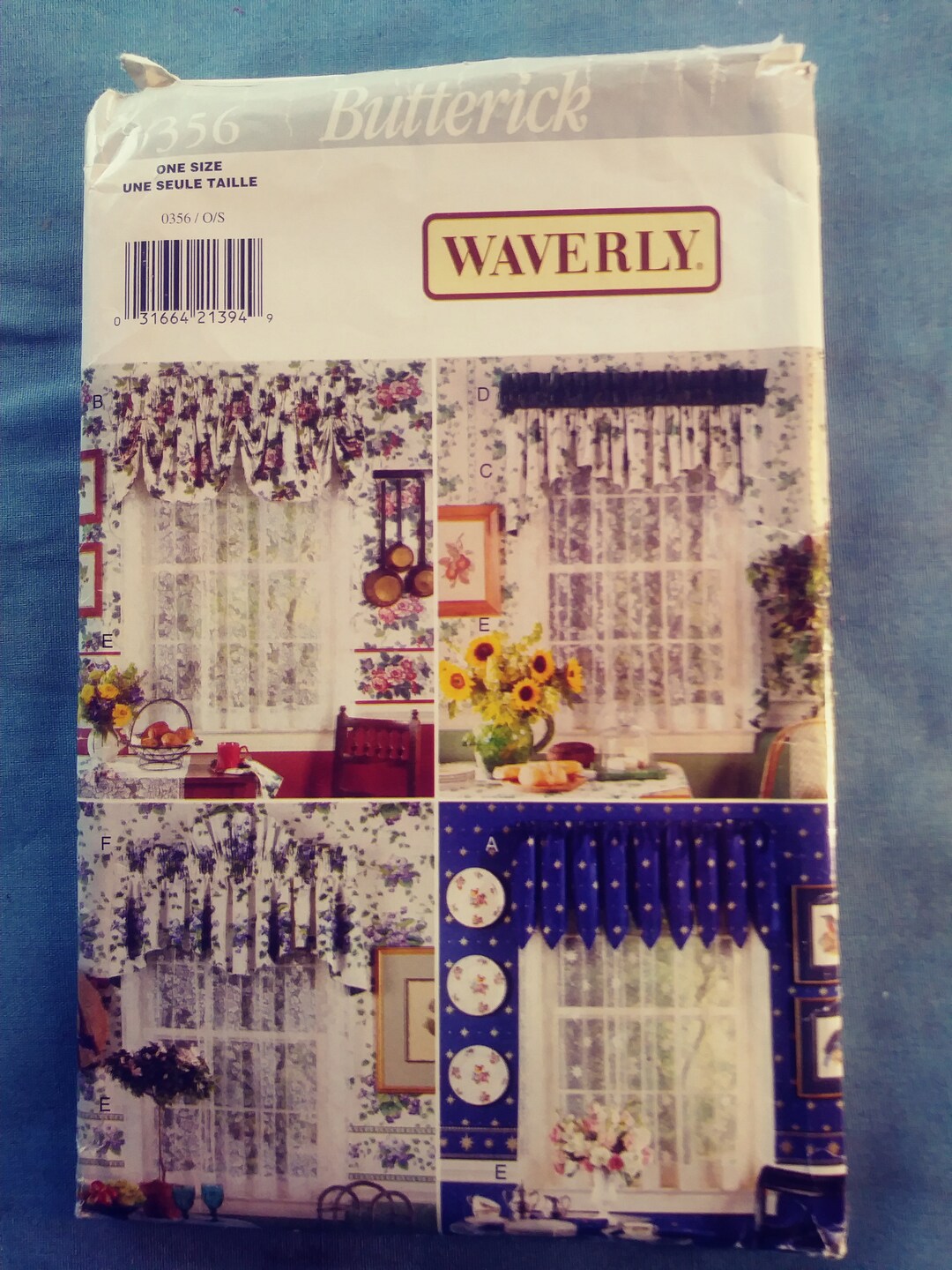 Butterick 356 Valance Pattern - Etsy