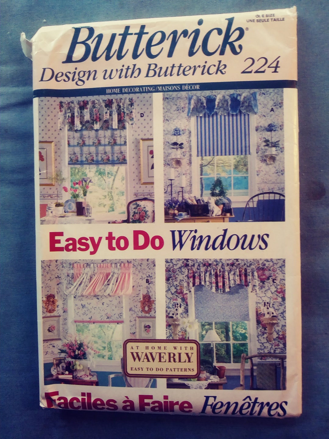 Butterick 224 Valance Pattern - Etsy