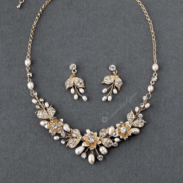 Wedding Necklace Set - Etsy