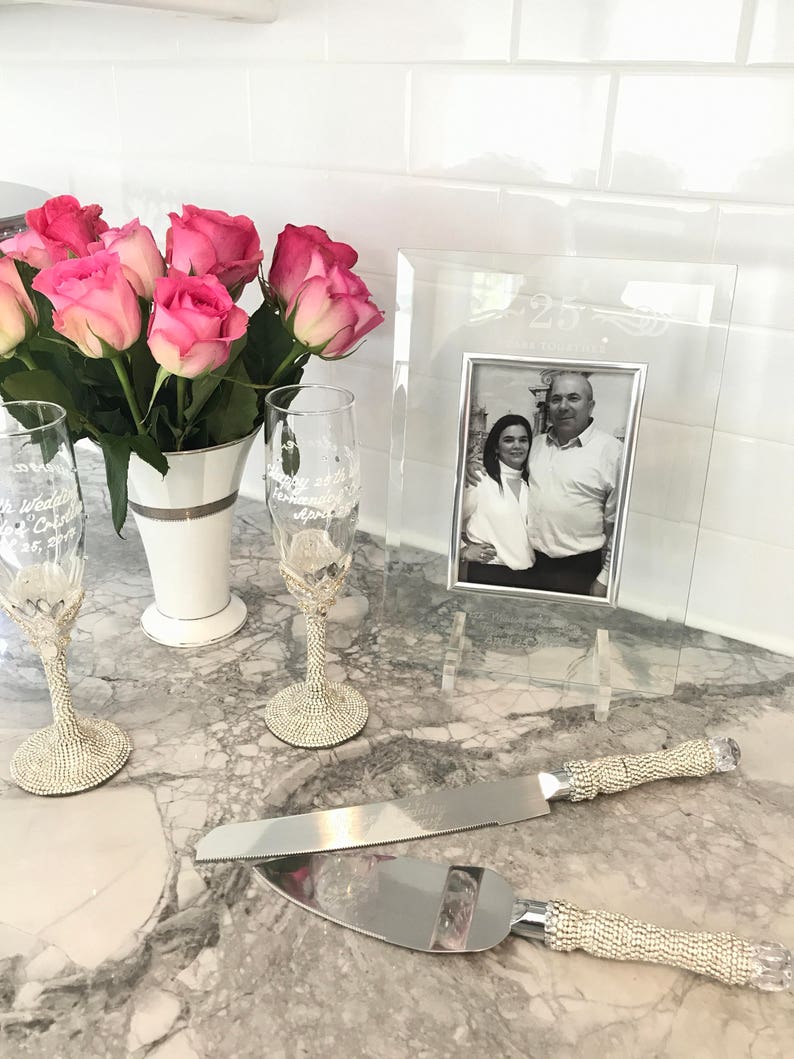 Gorgeous Wedding Champagne Flute and Beer Mug & Cake Server - Etsy