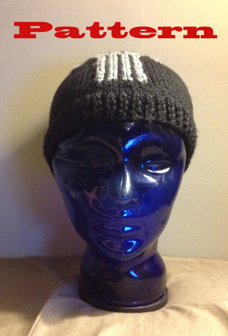 PATTERN: Flat-knit Punisher Inspired Skull Beanie - Etsy