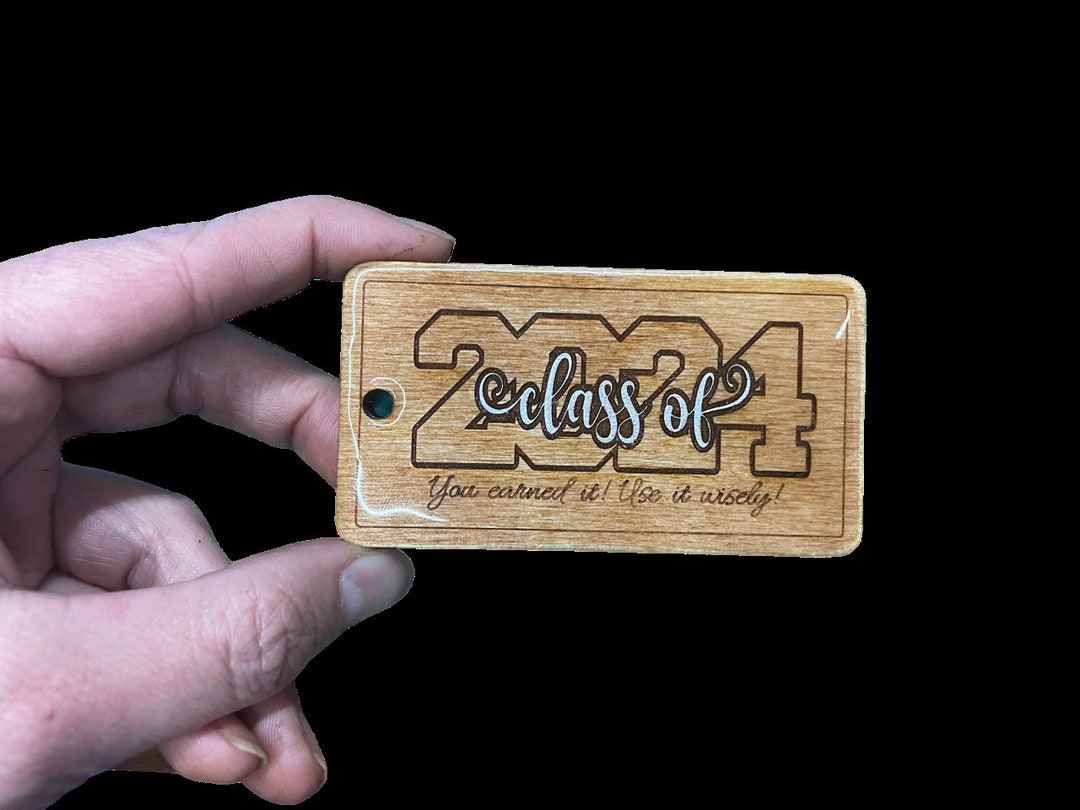 Graduation Money Holder Keychain - Class of 2024 - DIGITAL FILE ONLY - Etsy