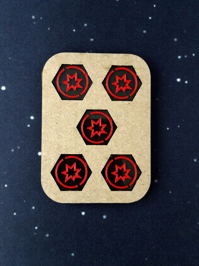 Critical Hit Tokens (5) for Use With X-wing Miniatures Game 2.0 - Etsy