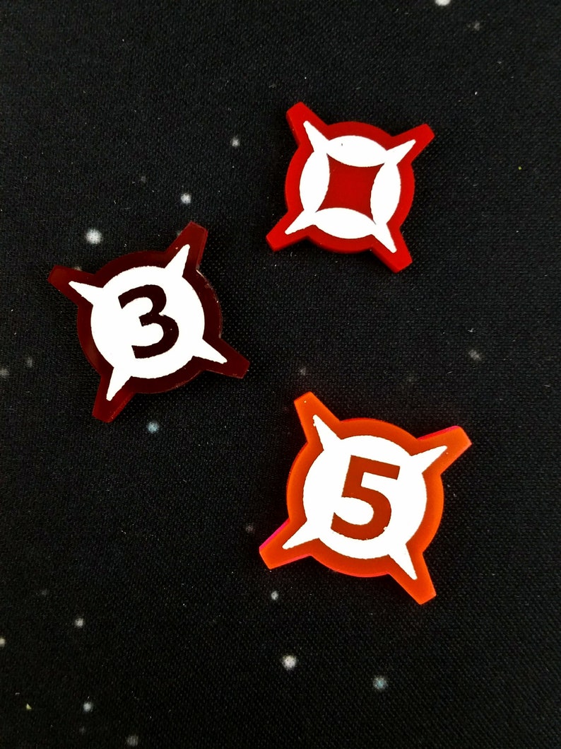 Damage Token Set for Use With Imperial Assault - Etsy