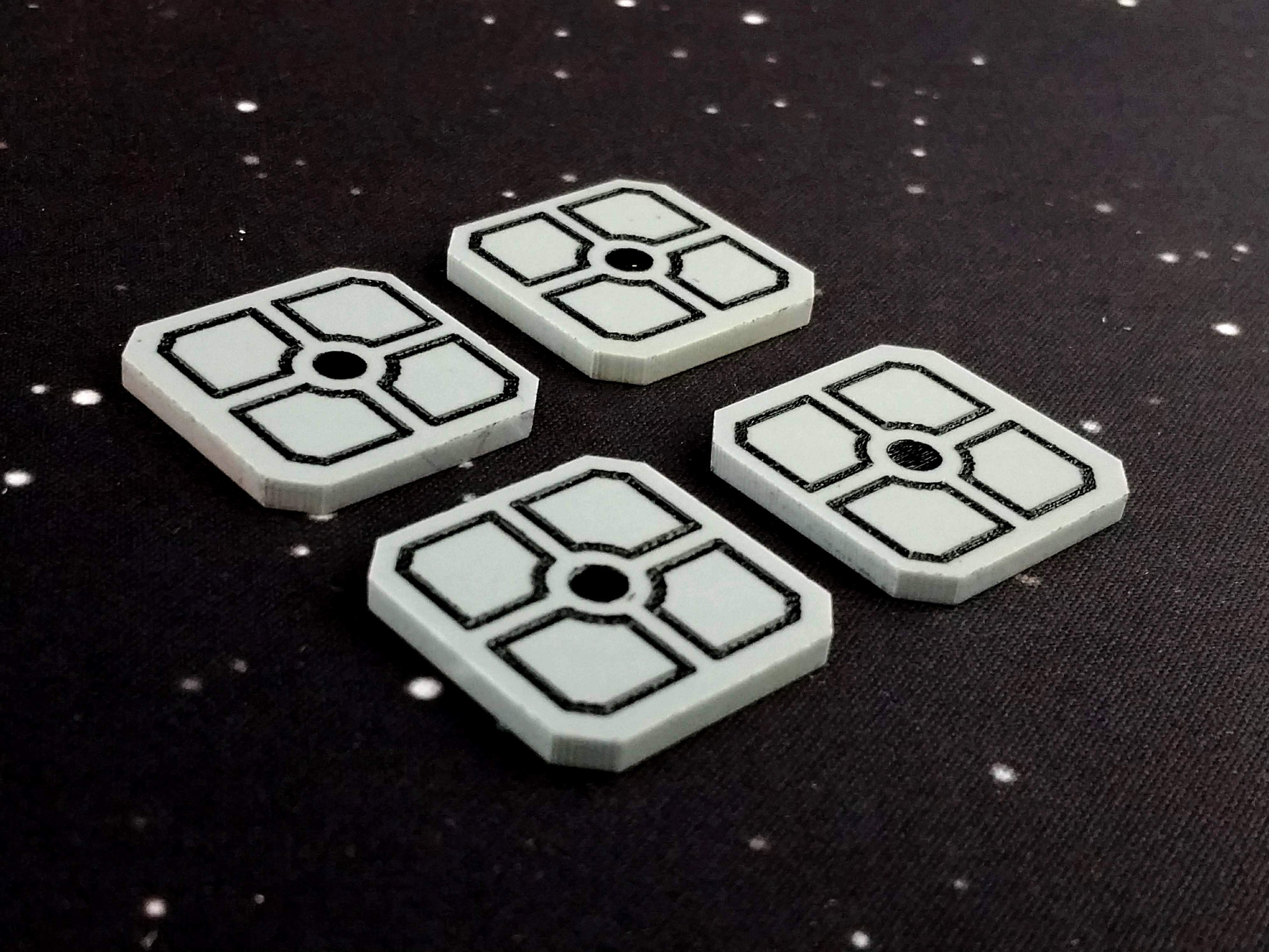 Acrylic Crate Tokens 4 for use with Imperial Assault | Etsy