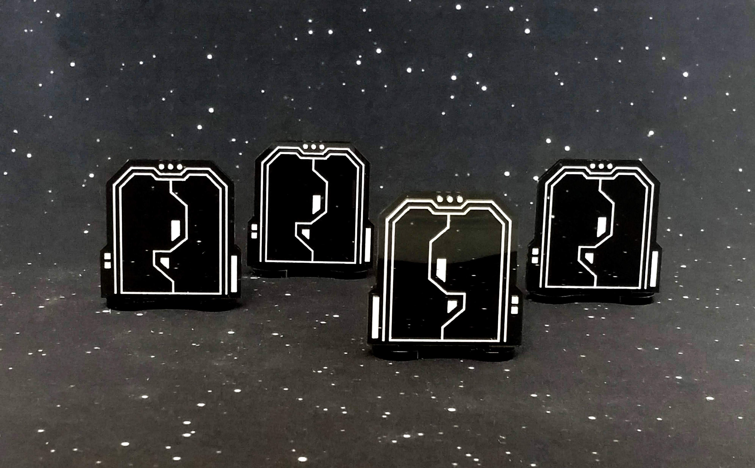 Acrylic Door Tokens for Use With Imperial Assault 4 Pieces - Etsy