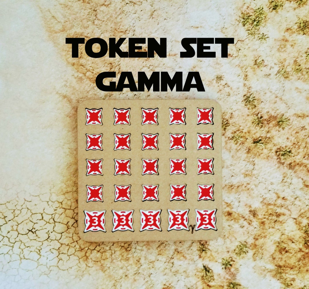 Damage Token Set for Use With Star Wars Legion 25pcs - Etsy