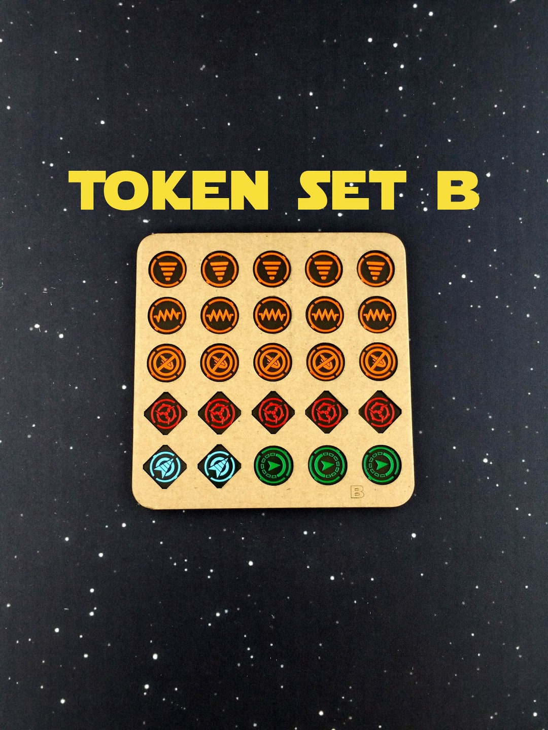 Token Set "b" (status Tokens) for X-wing 2.0 - Etsy
