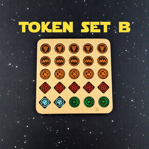Token Set c the Basics for X-wing 2.0 - Etsy
