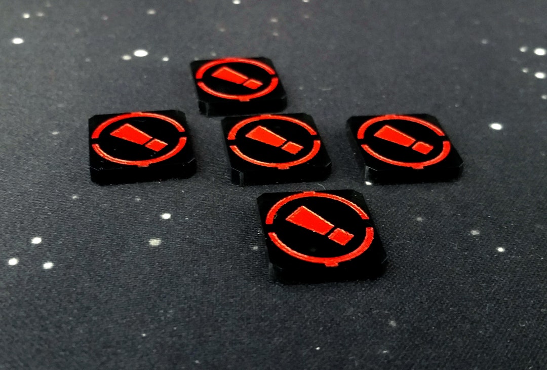 Stress Tokens (5) for Use With X-wing Miniatures Game 2.0 - Etsy