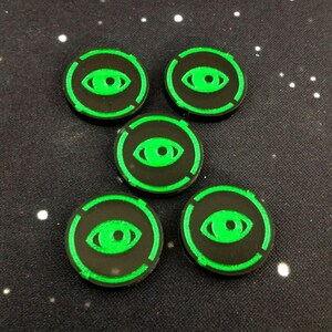 Focus Tokens (5) for Use With X-wing Miniatures 2.0 - Etsy