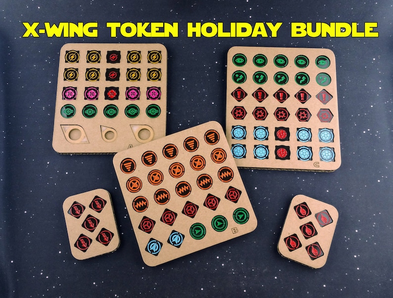 Holiday Token Bundle for X-wing Miniatures - Etsy Canada