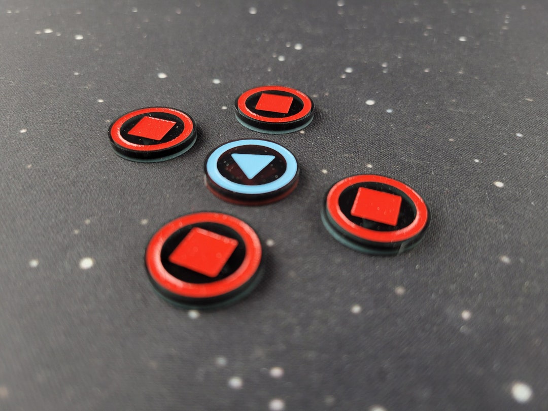 Double-sided Player Markers for Use With X-wing - Etsy