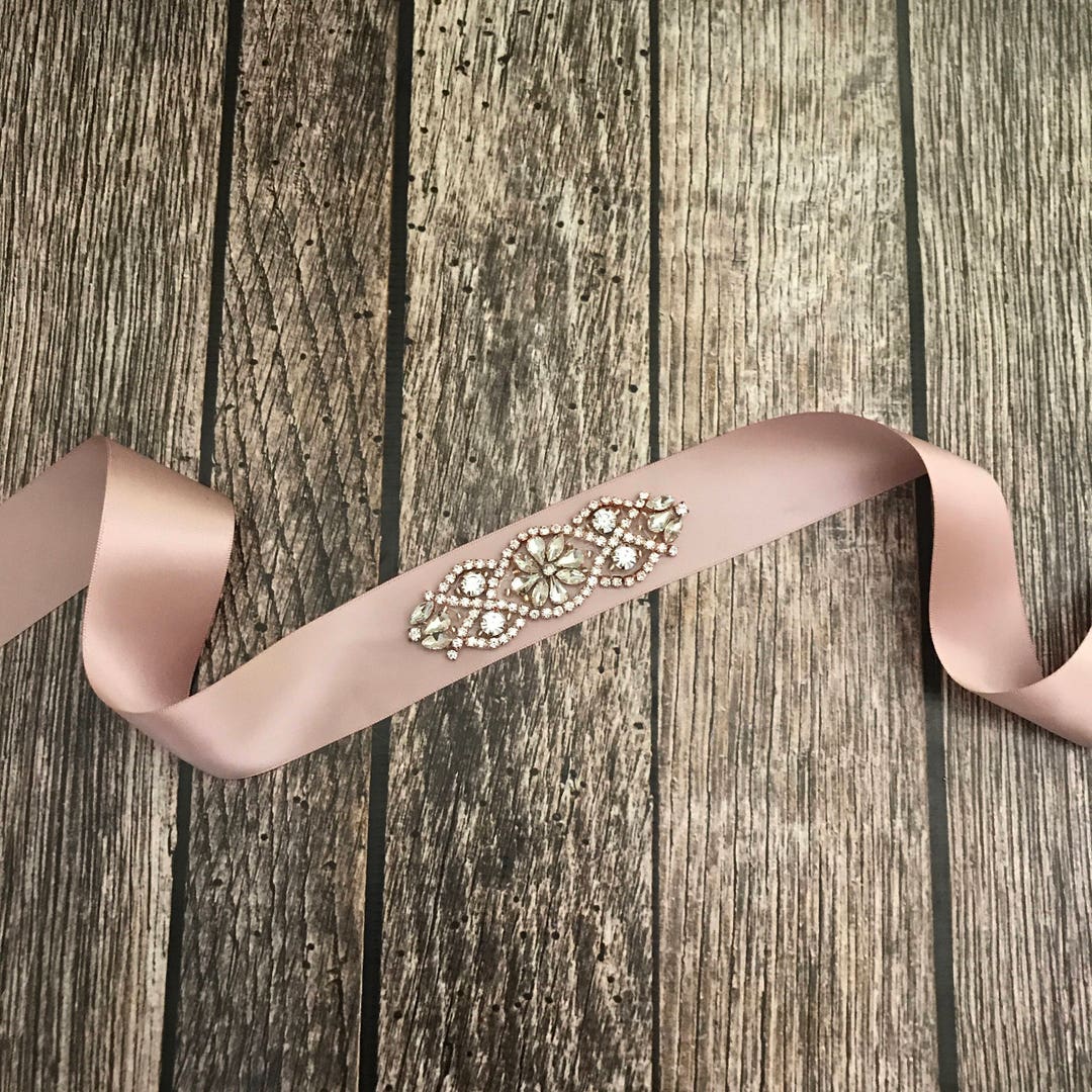 Light Pink Sash, Flower Girl Sash, Childrens Sash, Wedding Sash ...