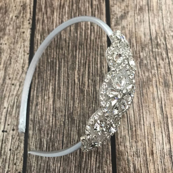 Rhinestone Headband - Etsy