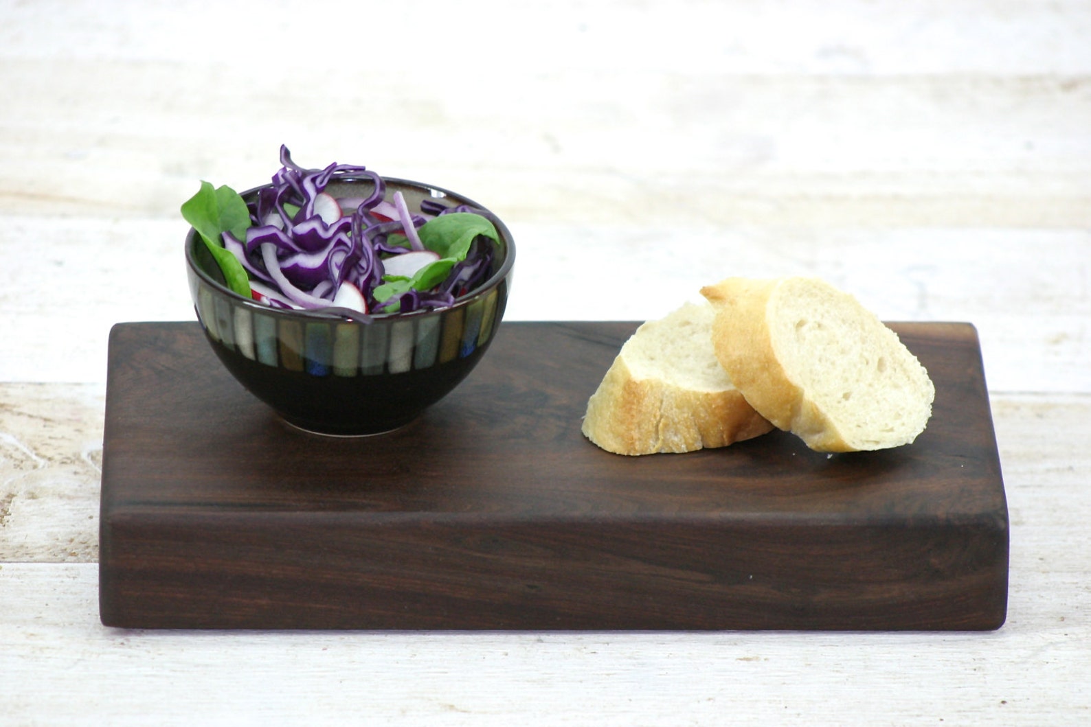 Mini Butcher Block, Salvaged Black Walnut Chopping Block, Cutting Board ...