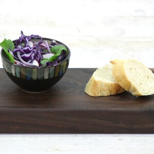 Mini Butcher Block, Salvaged Black Walnut Chopping Block, Cutting Board ...
