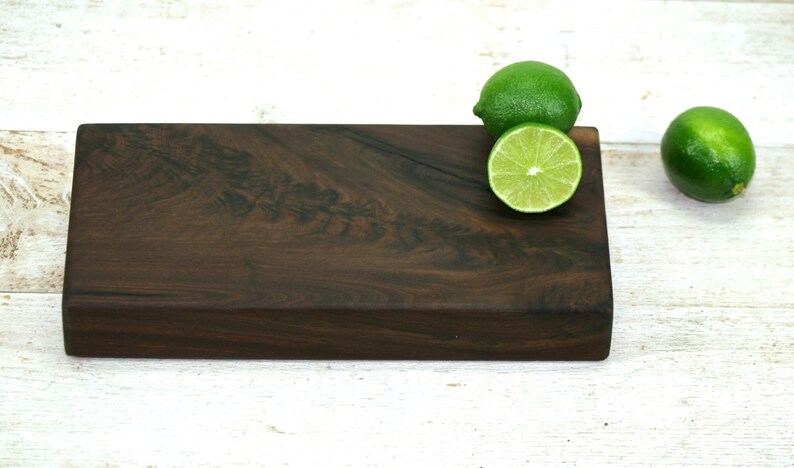 Mini Butcher Block, Salvaged Black Walnut Chopping Block, Cutting Board ...