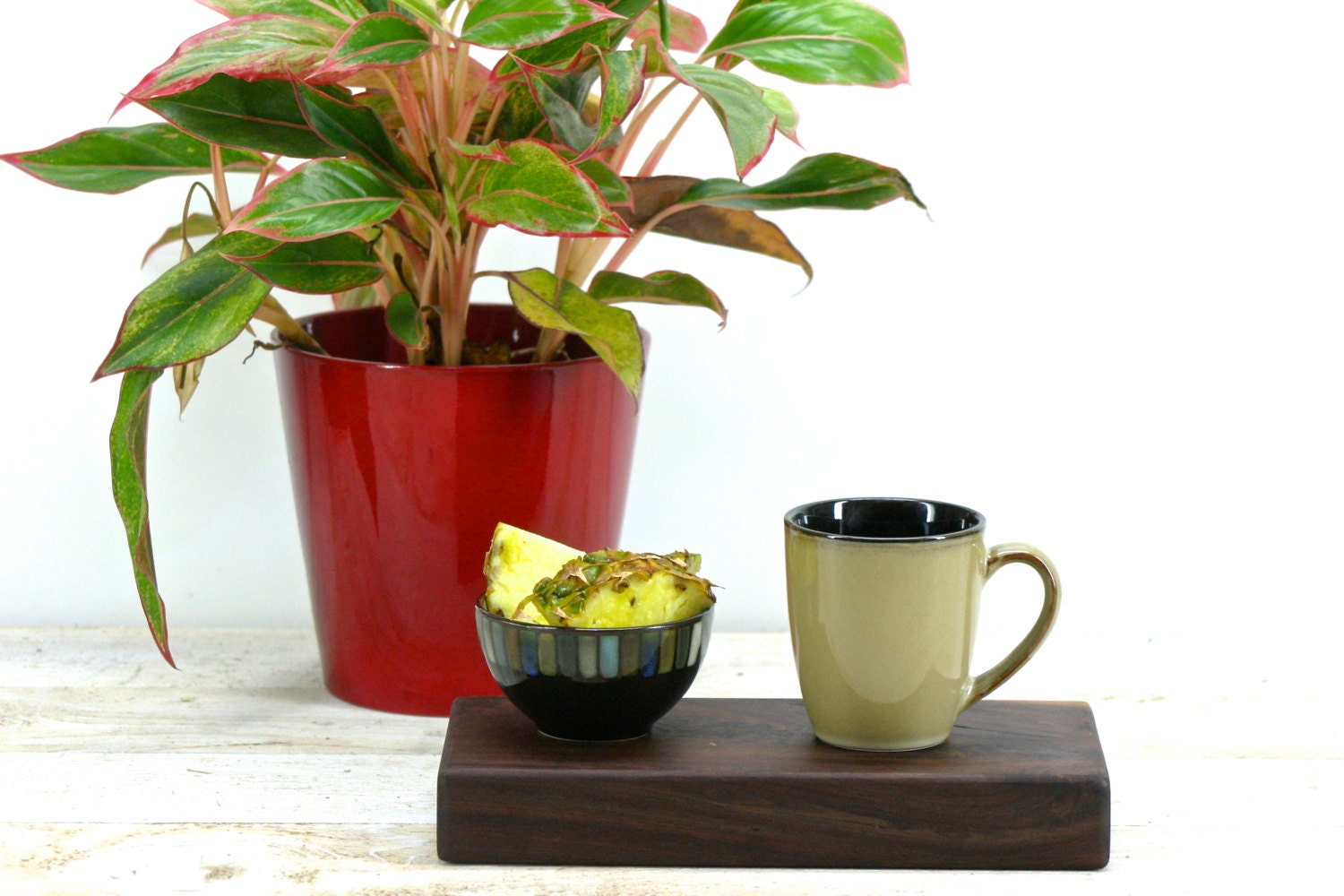 Mini Butcher Block, Salvaged Black Walnut Chopping Block, Cutting Board ...