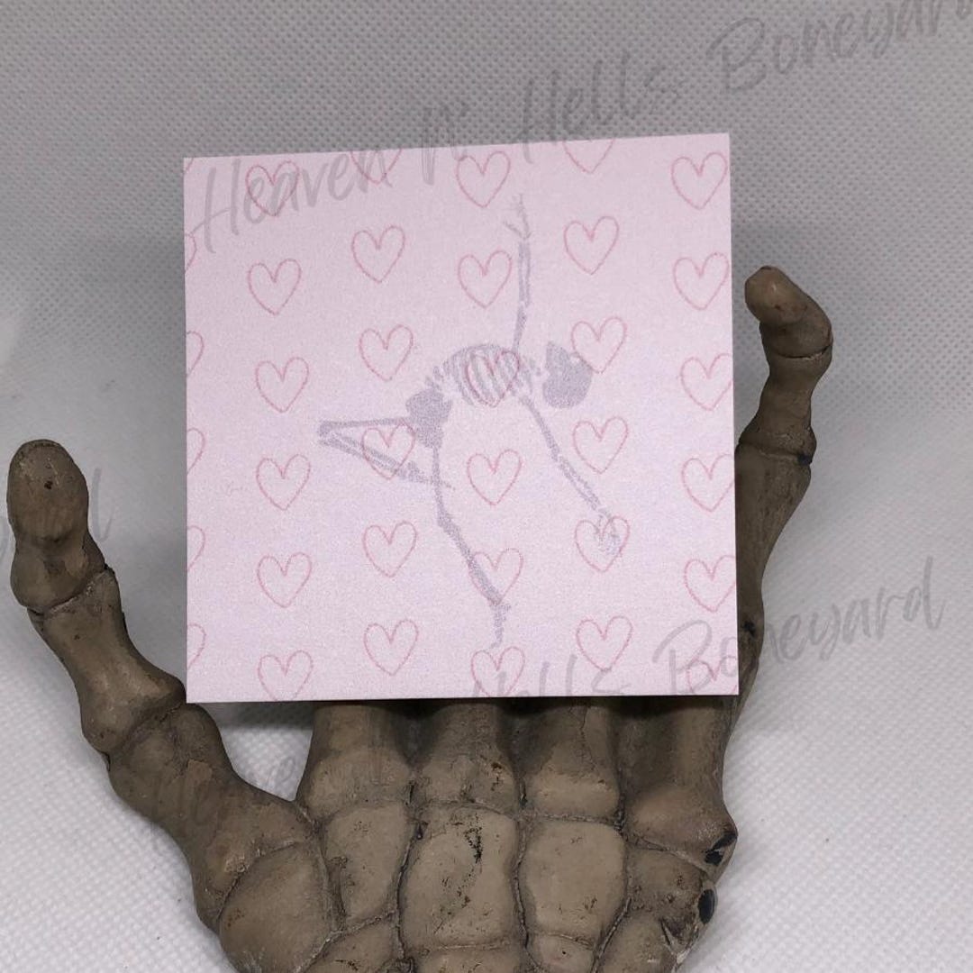 Love & Bones Sticky Notes - Etsy