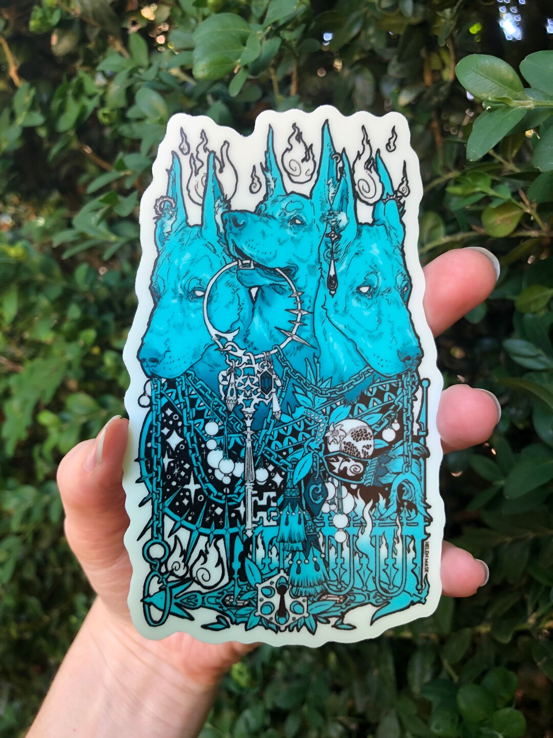 Blue Cerberus - Etsy