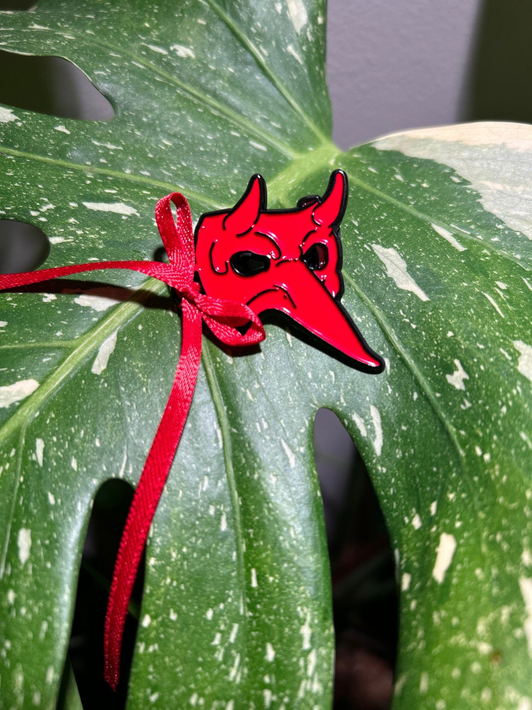 Red Demon Mask - Etsy