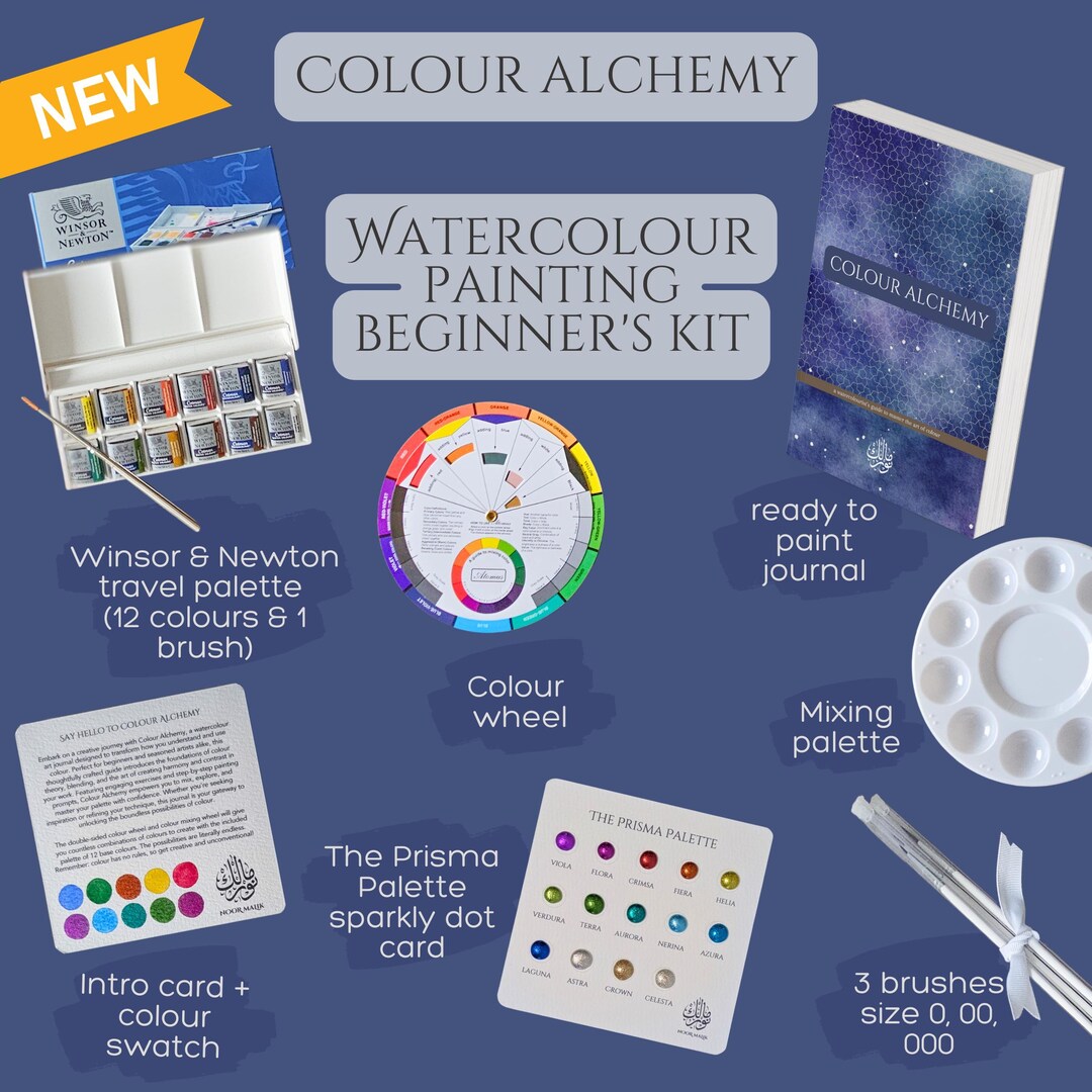 Colour Alchemy Ready-to-paint Watercolour Art Kit Sold as a Watercolour ...