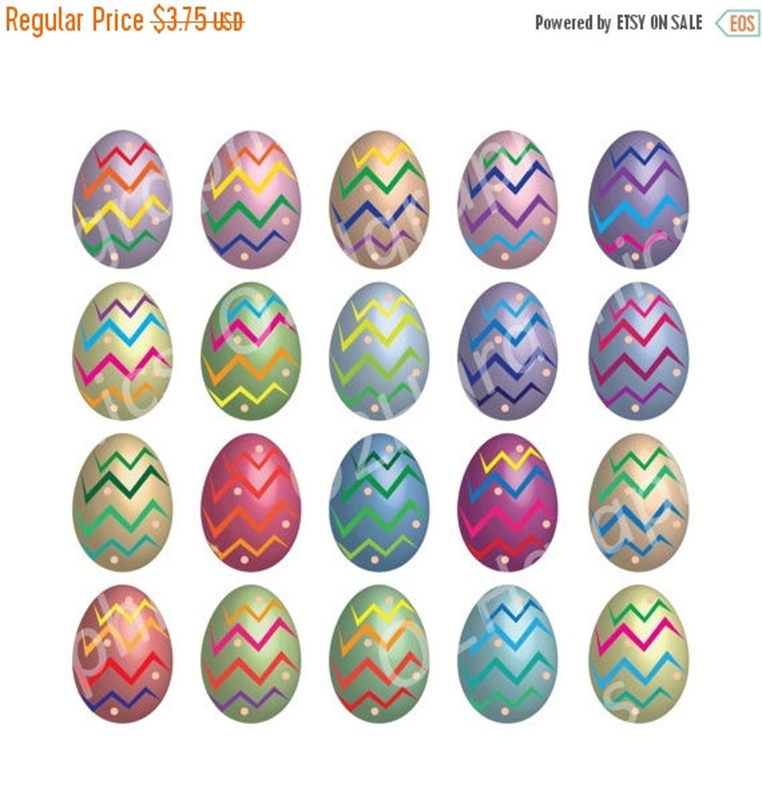 Easter Eggs Clipart, Eggs Clip Art, Vector Clipart, Digital ...
