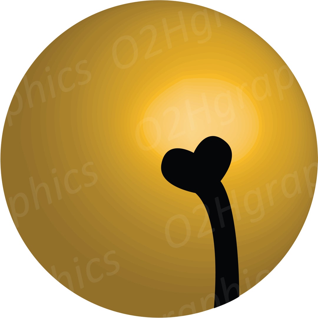 Round Gold Bell Clipart, Jingle Clipart, Vector Clipart, Digital ...