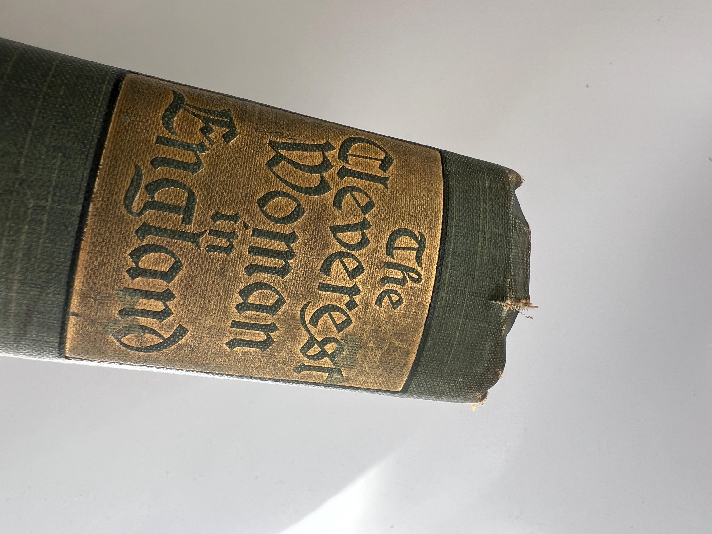 Antique Book – the Cleverest Woman in England – Beautiful Green Cover ...