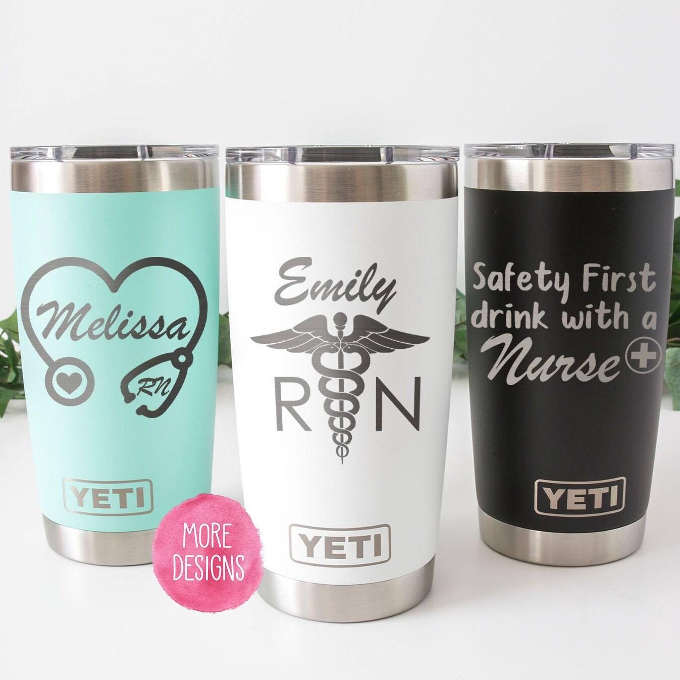 Personalized YETI Travel Mug: Laser Engraved Nurse, Doctor ...