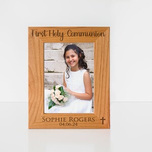Communion Picture Frame, Personalized Gift, Religious Gifts, Catholic ...