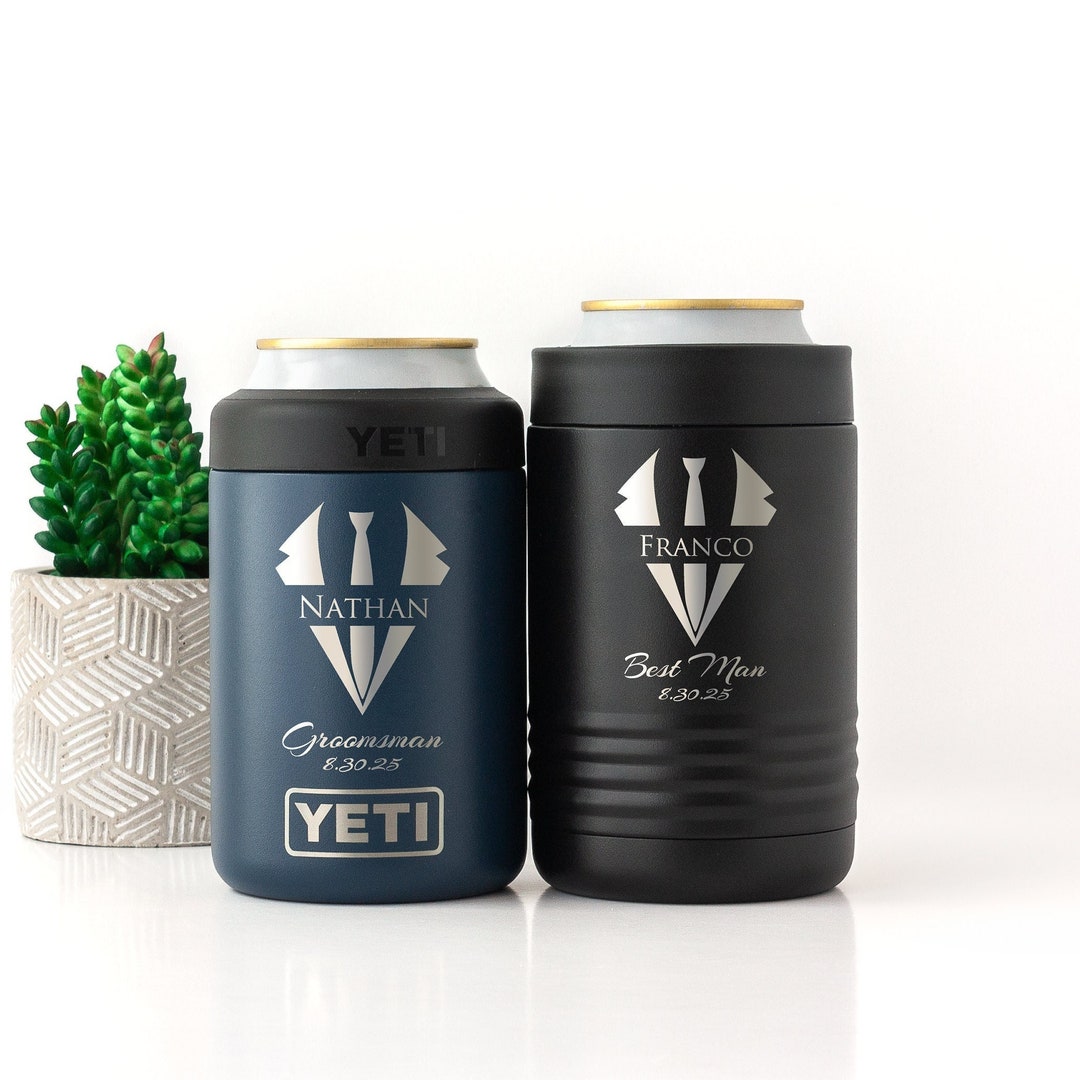 YETI Colster Personalized or Polar Camel Groomsmen Proposal, Best Man ...