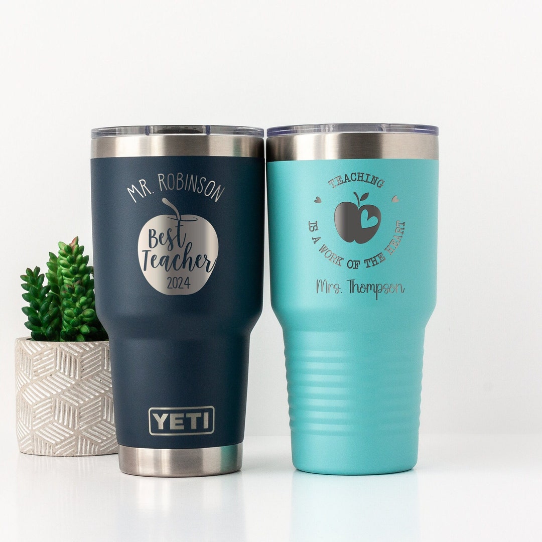Teacher Appreciation, Personalized Custom Engraved YETI or Polar Camel ...