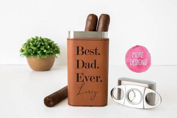 Dad Gift Cigar Holder Cigar Case Leather Cigar Case | Etsy
