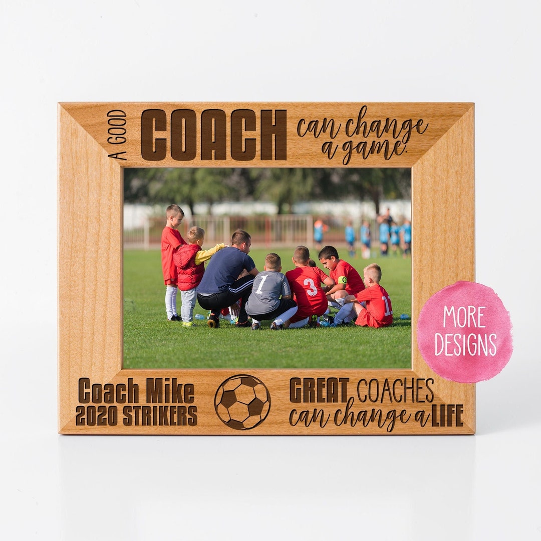 Coach Gift, Personalized Picture Frame - Etsy