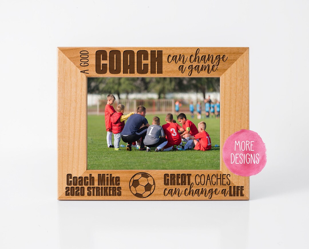 Soccer, Coach, Personalized Picture Frame, Custom Photo Frame, Ships ...