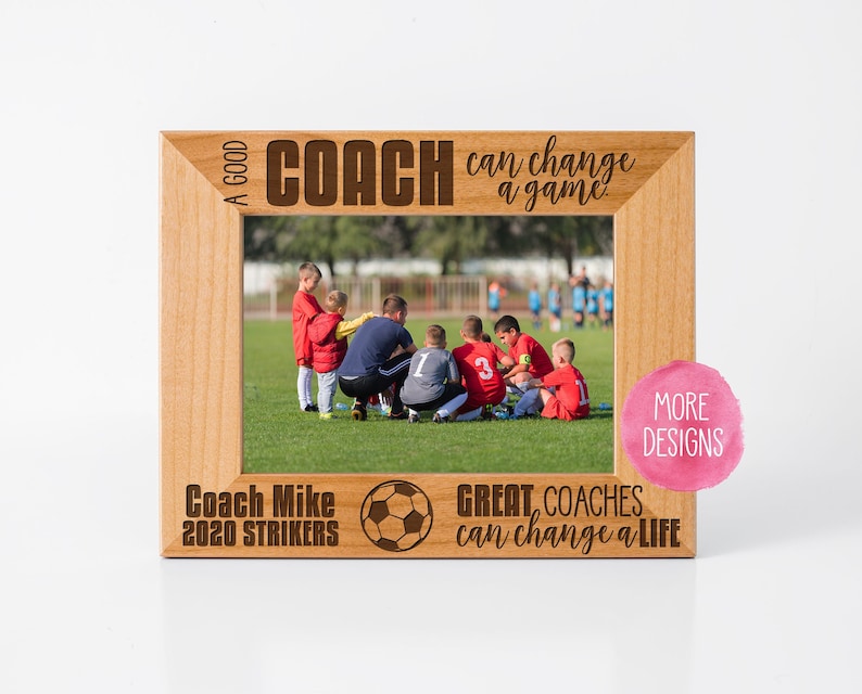 Soccer, Coach, Personalized Picture Frame, Custom Photo Frame, Ships ...