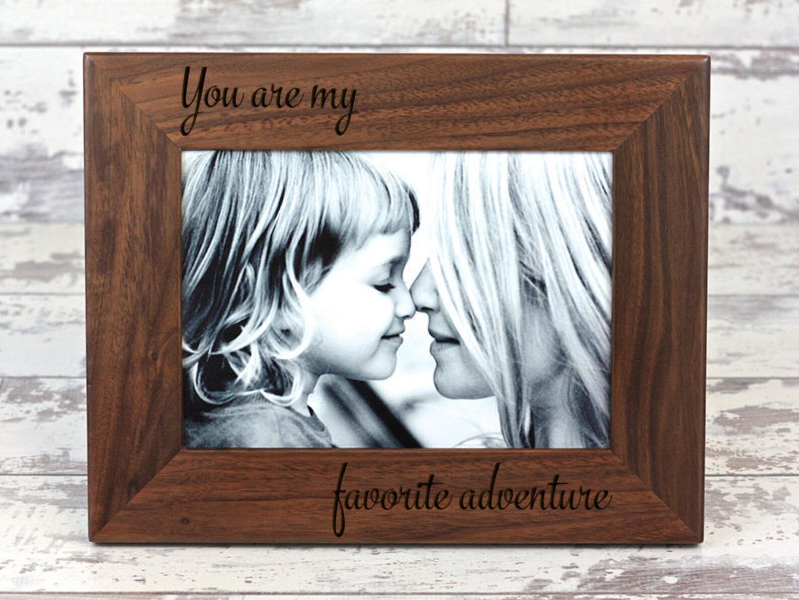 Personalized Picture Frame Custom Picture Frame Walnut - Etsy