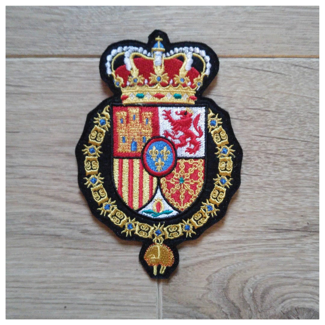 Spanish Coat of Arms Patch Badge Escudo Casa Real Española - Etsy UK
