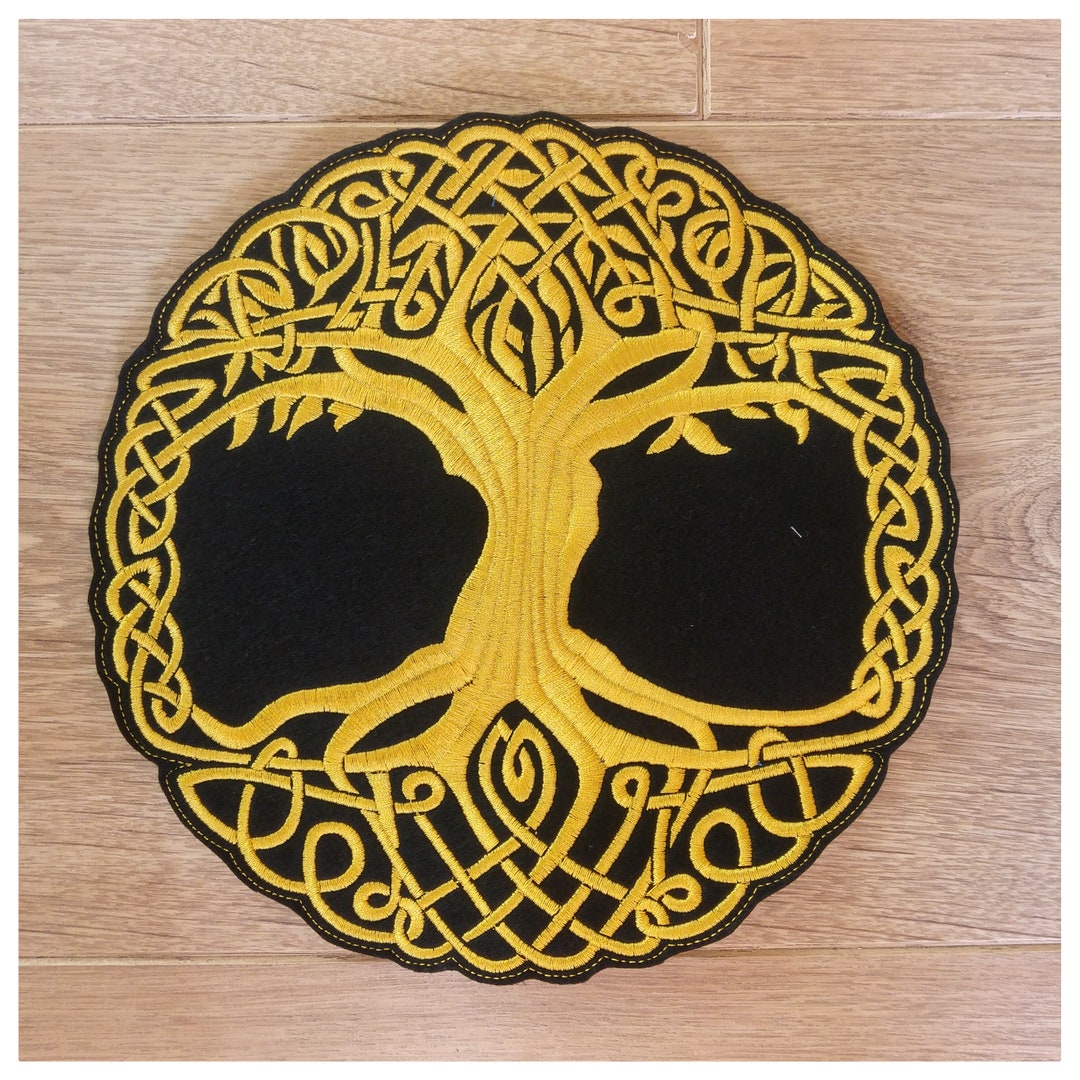 Large Tree of Life Patch Crest 19 Cm Celtic Culture Iron-on and ...