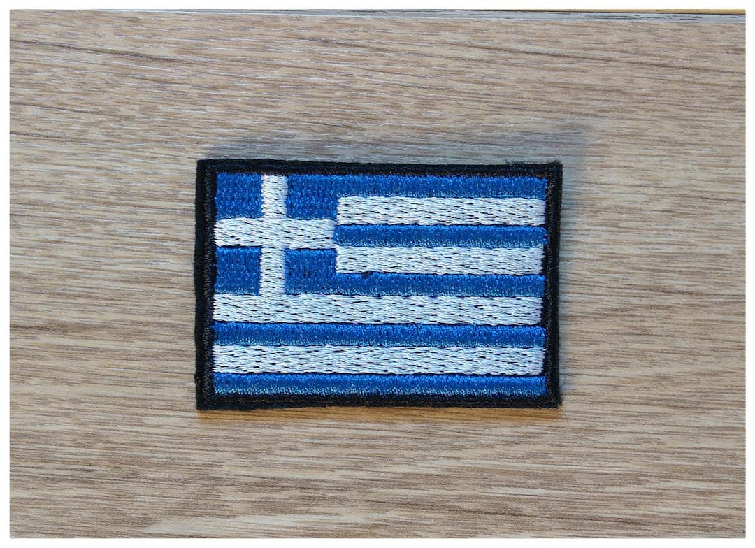 Iron-on Patch, Patch to Sew or Stick Greek Flag/greece 5 Cm - Etsy