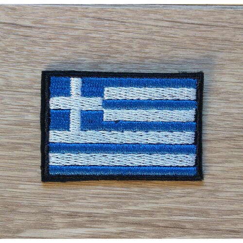 Greece Flag Embroidered Patch - Etsy