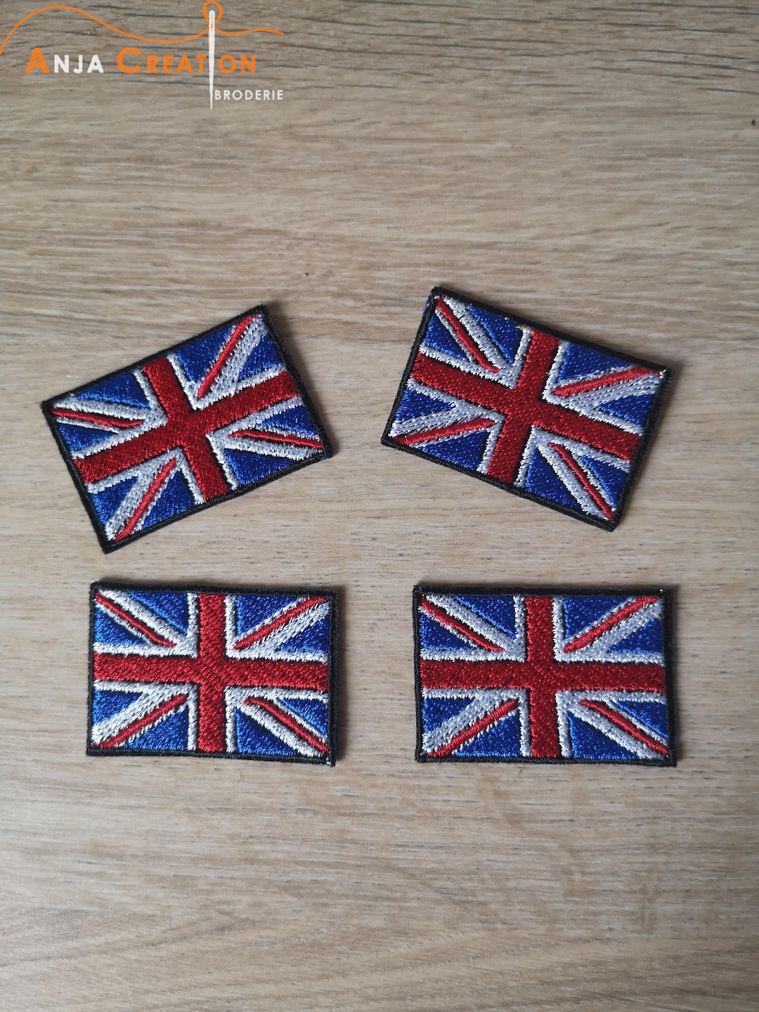 English Union Jack Iron-on Flag Patch 4.5cm by 3cm - Etsy UK