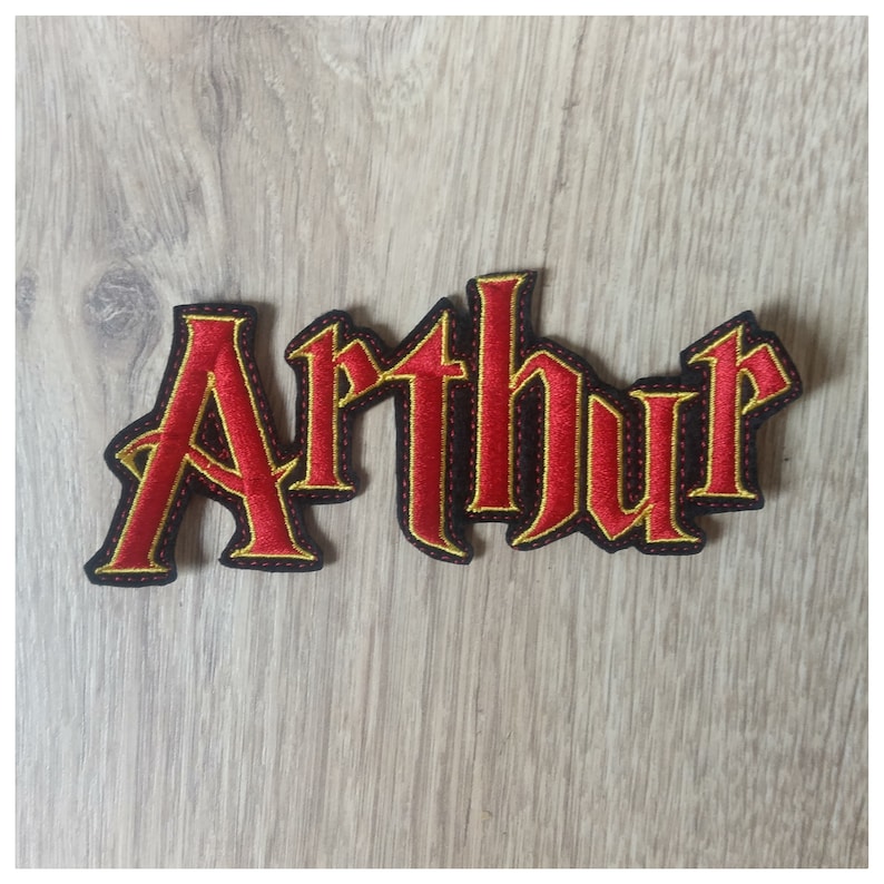 Badge Lettering First Name of 12 Cm Harry Potter Theme - Etsy