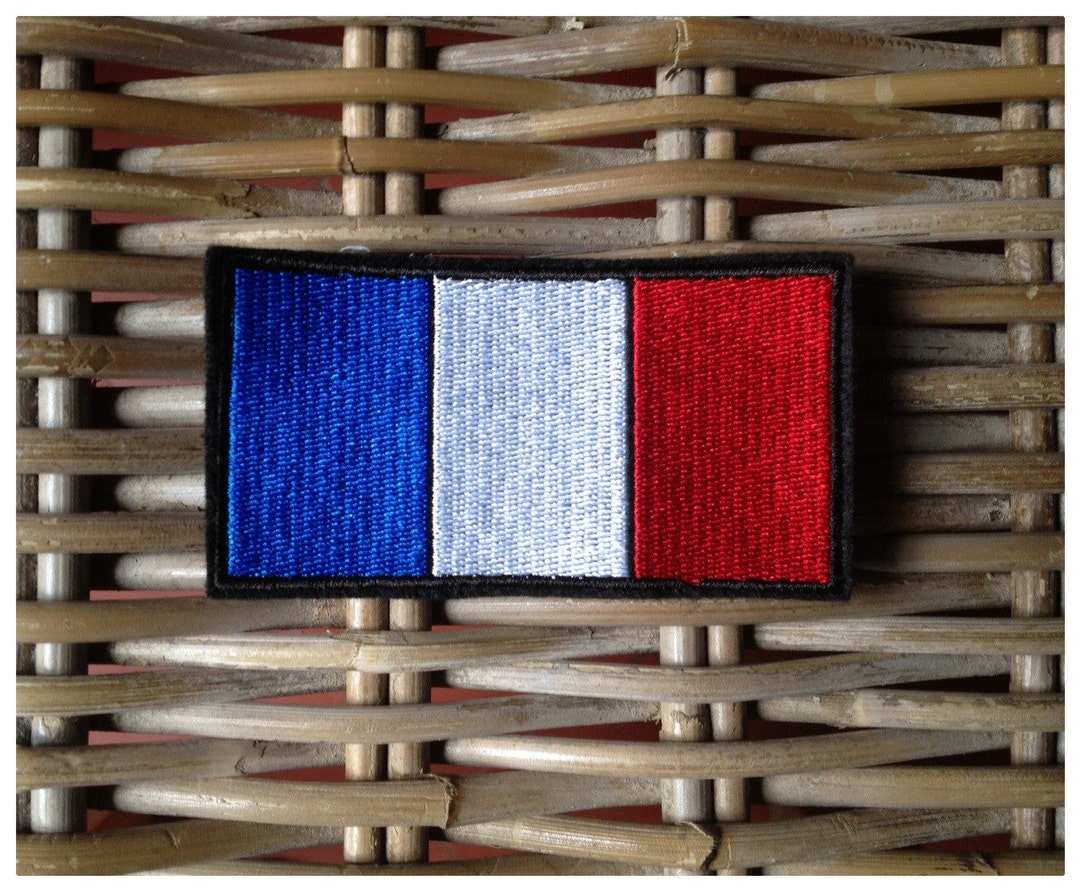 French Flag Patch to Sew or Stick on 4cm Wide - Etsy