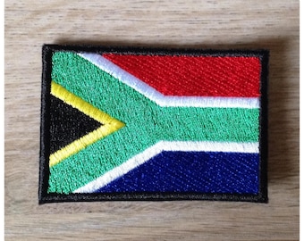 South Africa Flag Embroidered Patch - Etsy