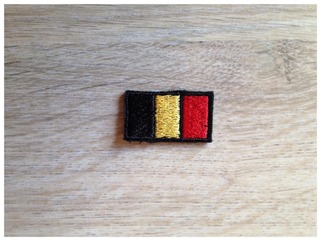Mini Iron-on Badge Patch to Sew or Stick Belgian Flag Belgium 3 Cm - Etsy